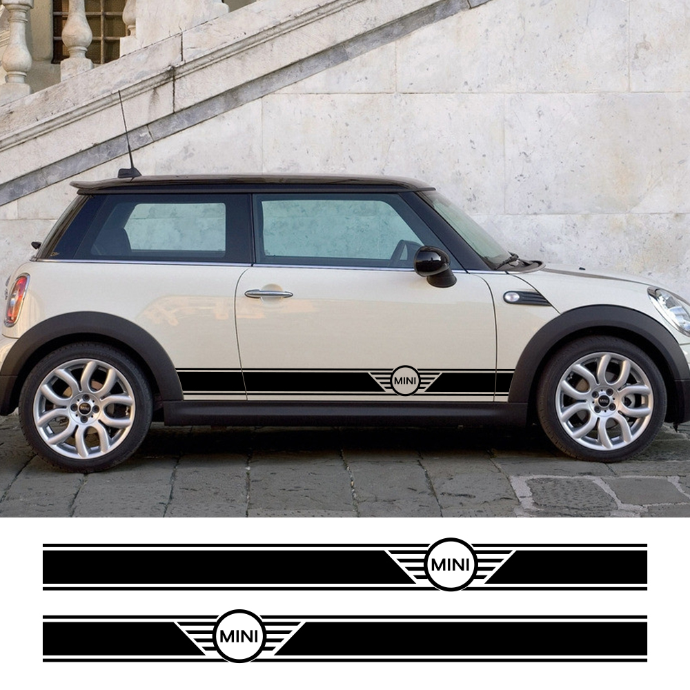 2x tuning stickers auto adesivo-for Austin Mini CooperOldtimer lc003 ...