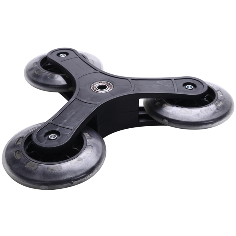 ROUE - ROULETTE,C--Poulie'escalade à trois roues, chariot de ...