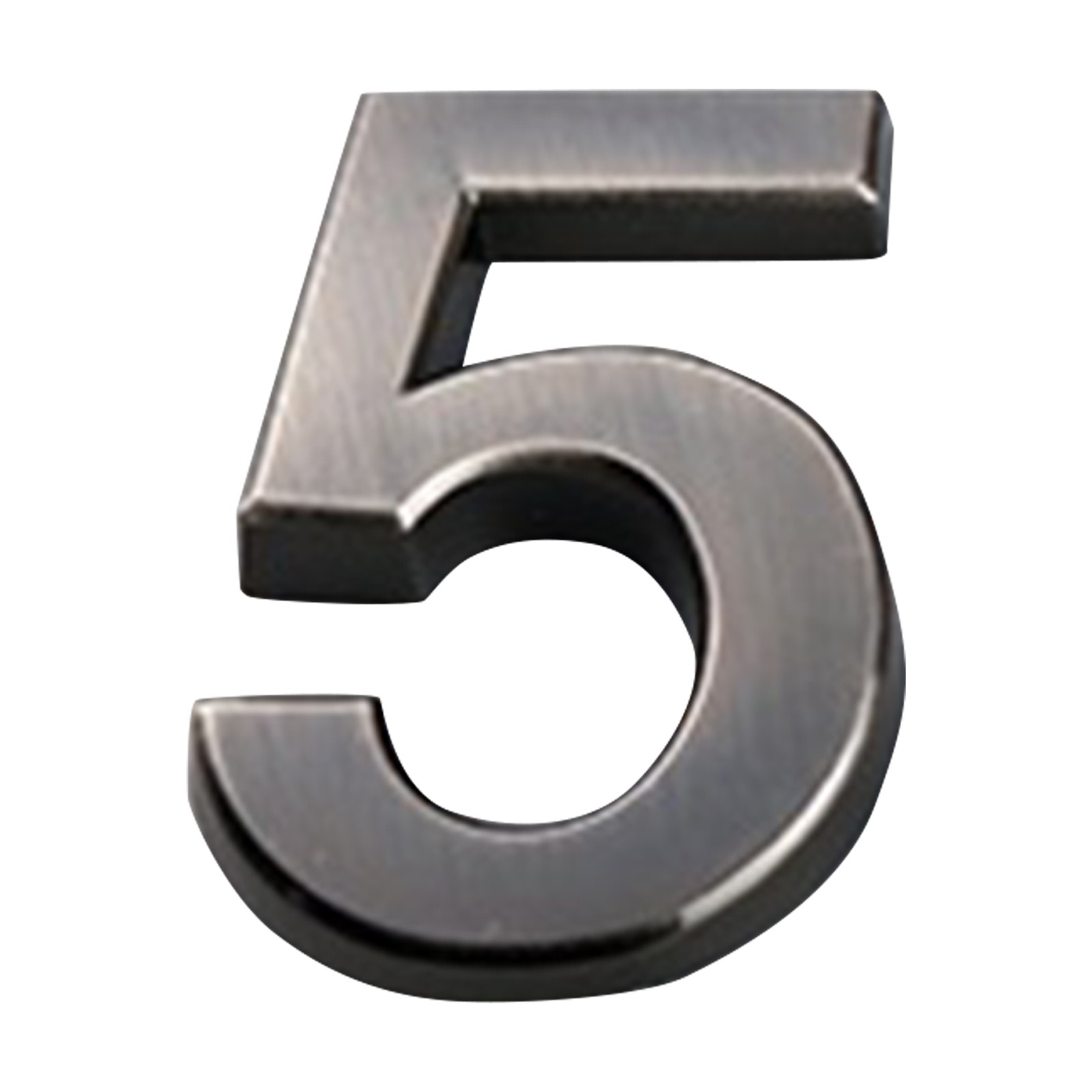 PLAQUE DE PORTE,C--Numéro De maison numérique stéréo, Imitation métal ...