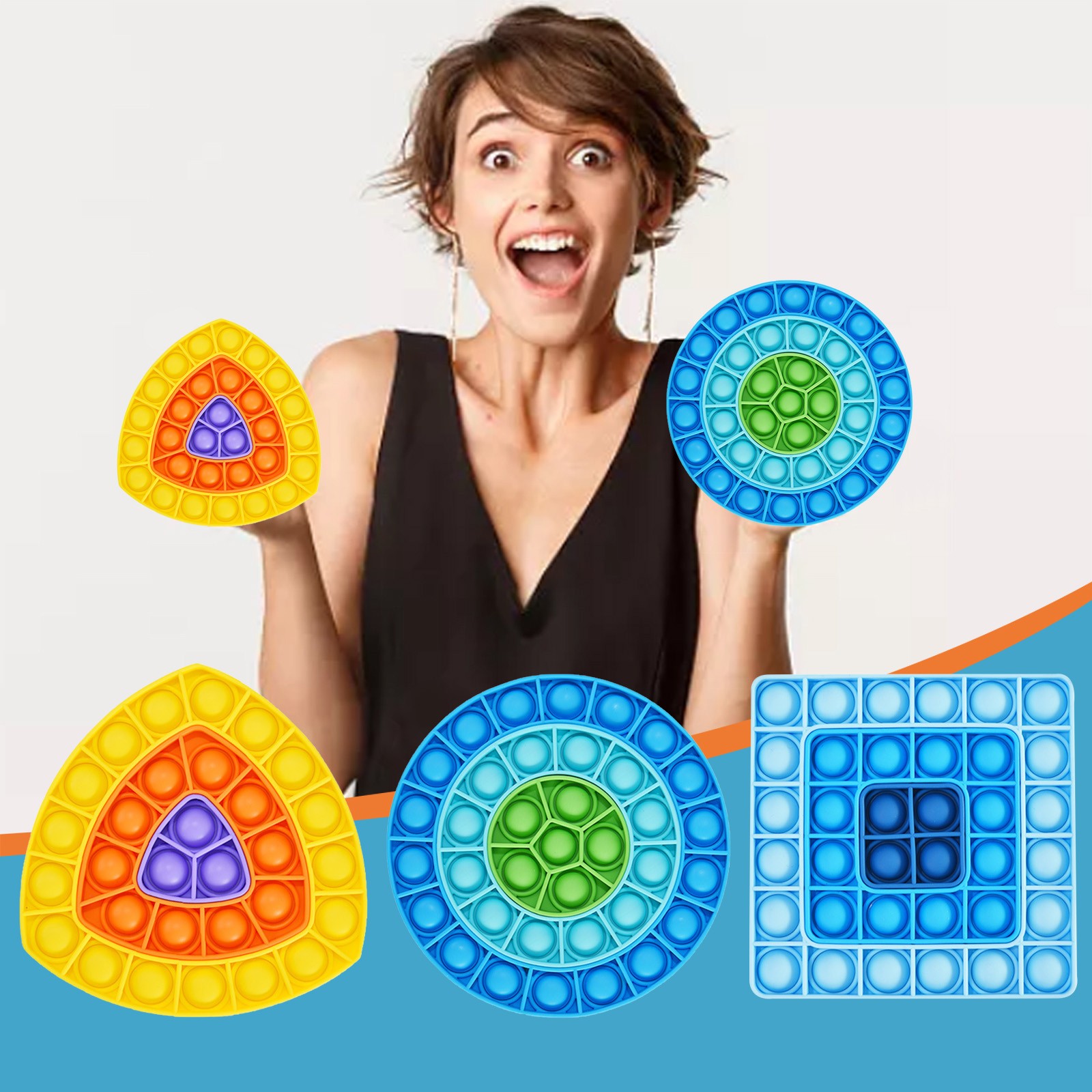 Dimpl Digits Simple Dimple Fidget Toy Infant Early Education ...