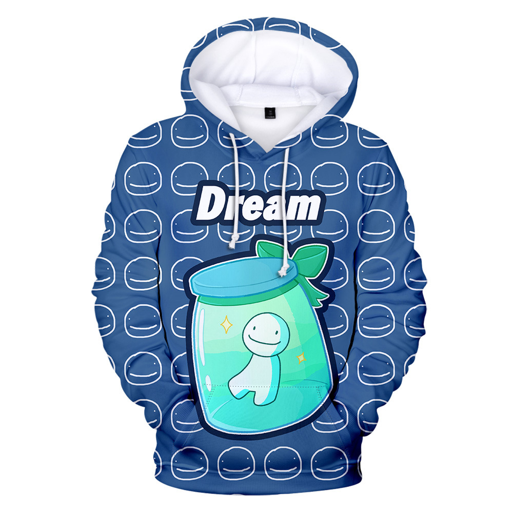Свитшот с принтом Dream Smp Merch DreamWasTaken | AliExpress