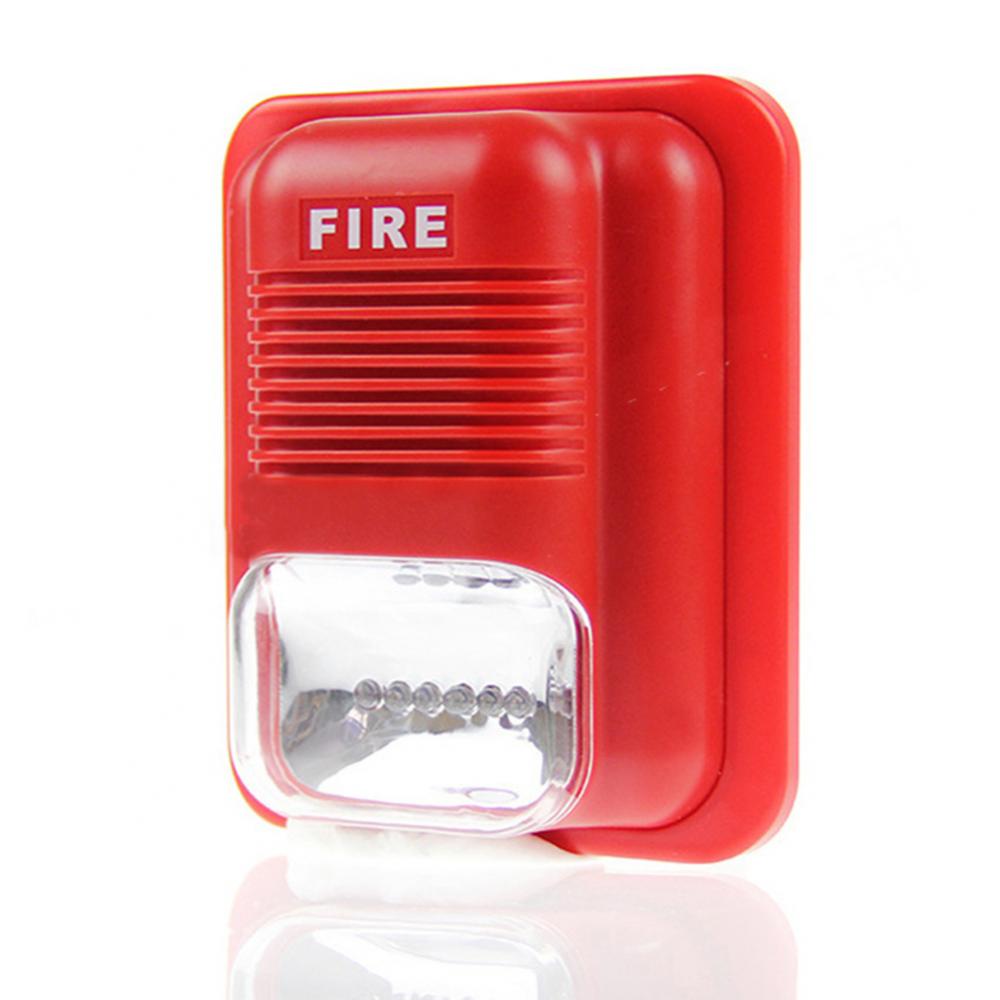 Wall Mount Fire Alarm Control System Sound Strobe Flash Light Warning ...