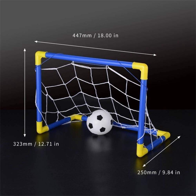 1 PCS - Kit de but de Football 2 en 1, filet de poteau de Football ...