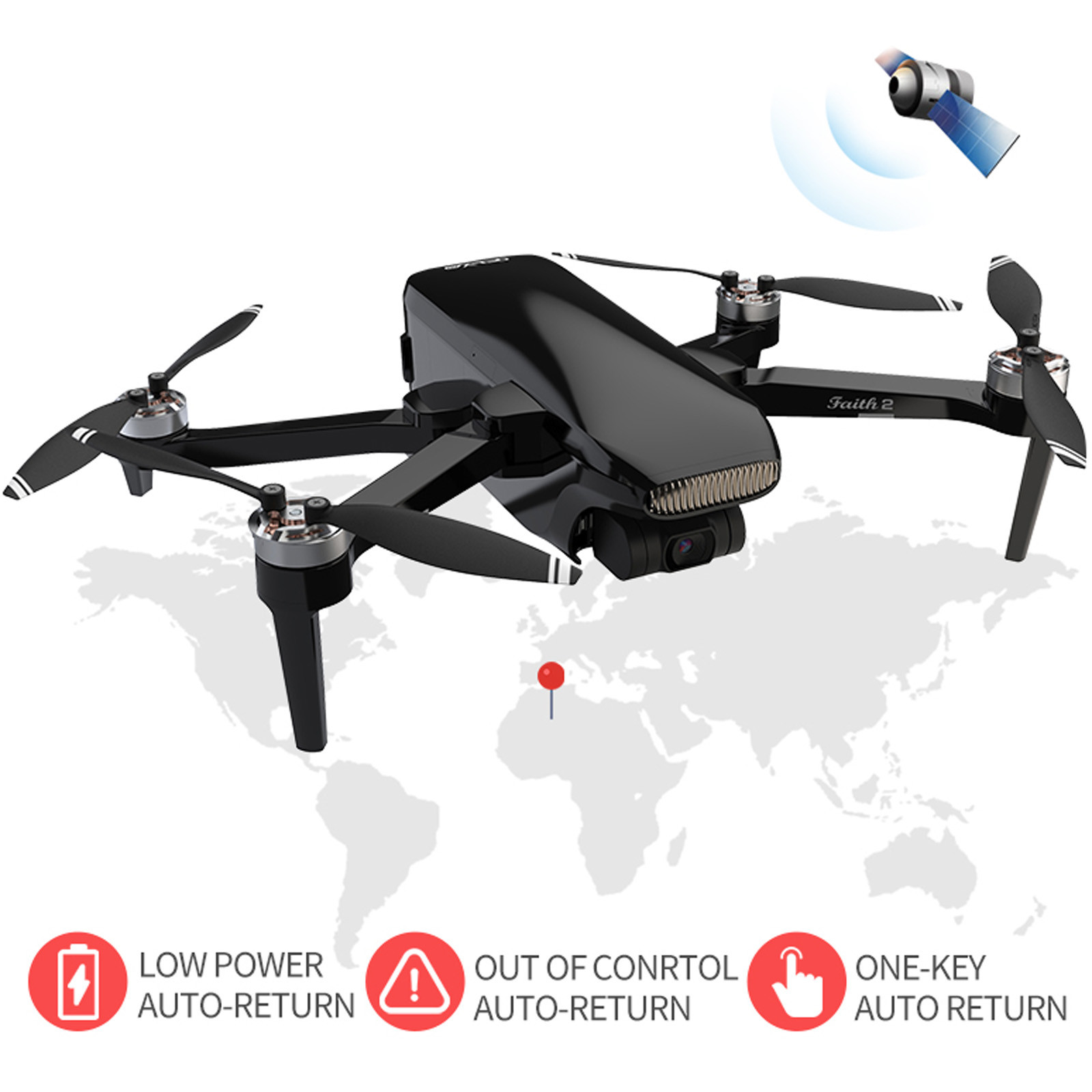 Drone Gps 5g Wifi Live Video Fpv Flight 35 Minutes Rc Distance 500m ...