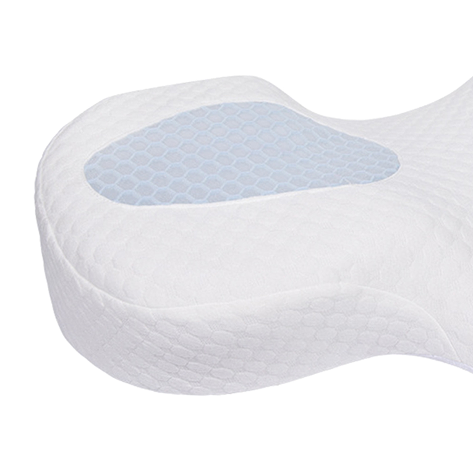 Blanc -Oreiller cervical en mousse à mémoire de forme, soutien du cou ...