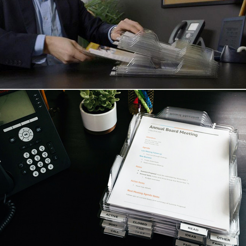 Organisateur tiroir,Boîte de rangement de fichiers Durable, support de ...