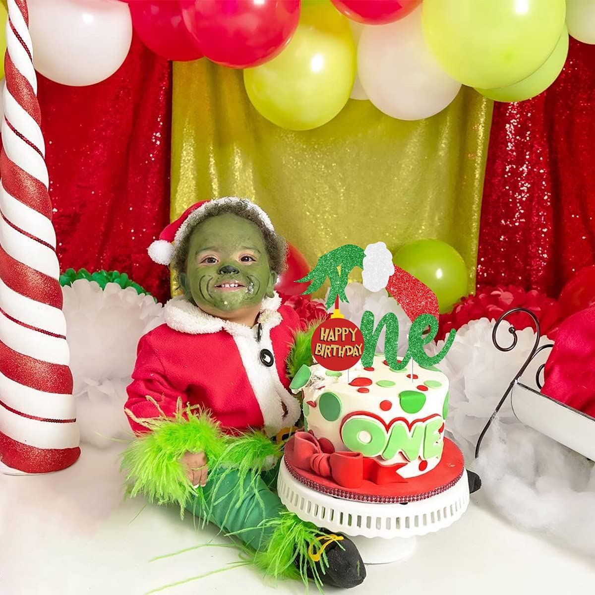 Paper & Party Supplies Party Supplies Party Décor Grinch Birthday Party ...