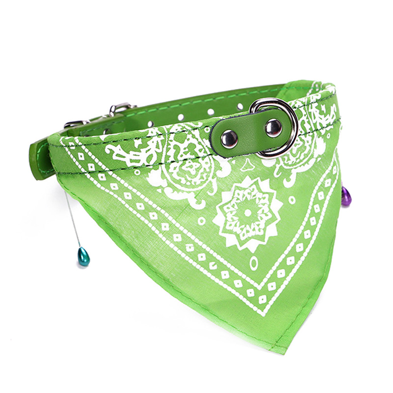 Collier,Collier Bandana Réglable pour Chien et Chat,Accessoire en PU ...
