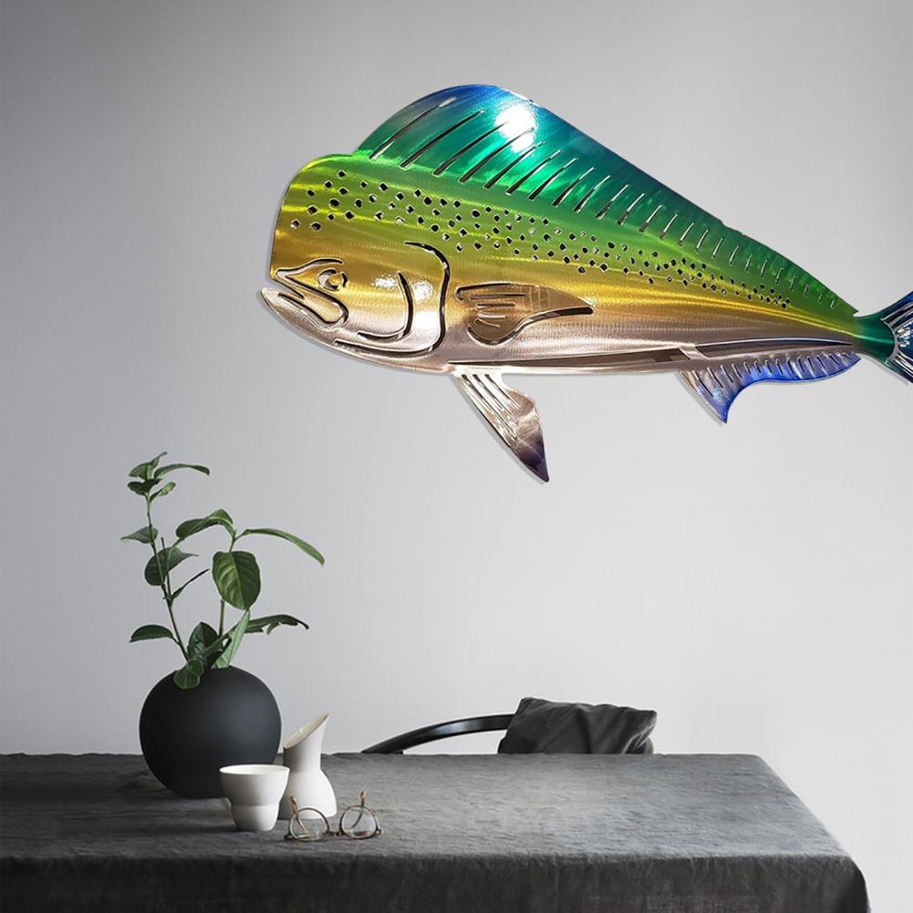 Statue deco,Sculpture de requin en métal, décoration murale, pour la ...