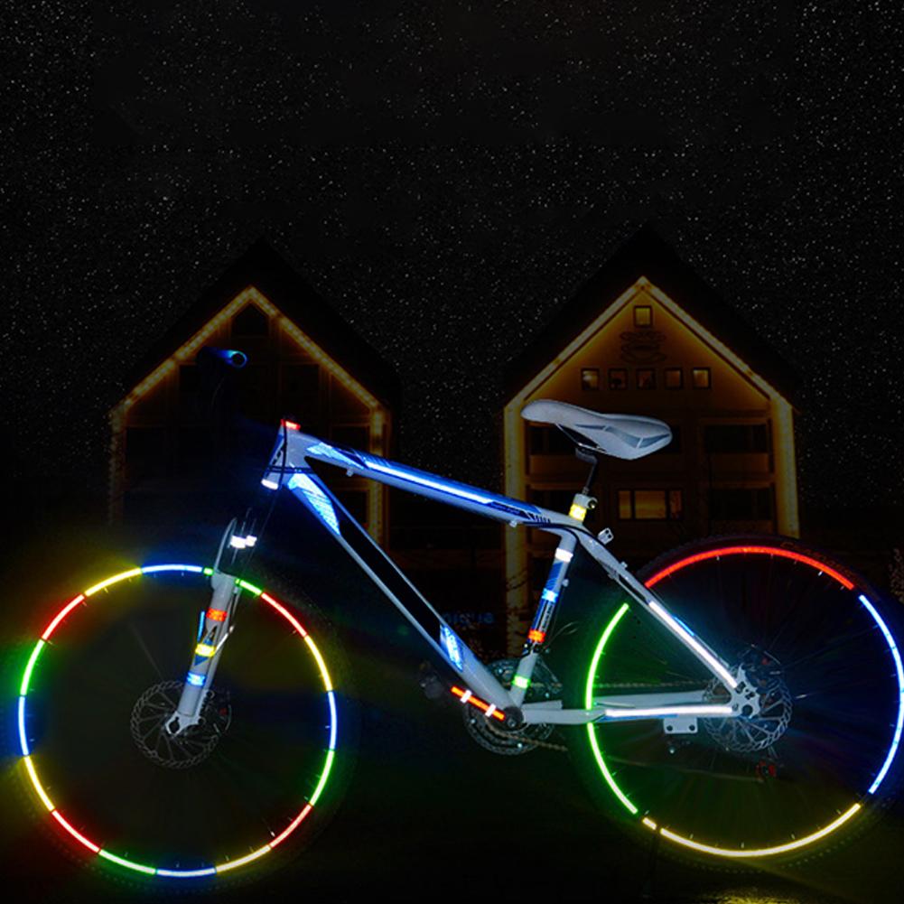 Adhésif signalisation,Autocollants réfléchissants pour vélo vtt,bande ...