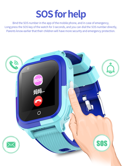 Kids Smart Watch 2023 New SOS Smartwatch For Children Sim