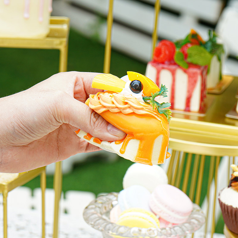 Objets décoratifs,Simulation de gâteau vivant comme du pain aux fruits ...