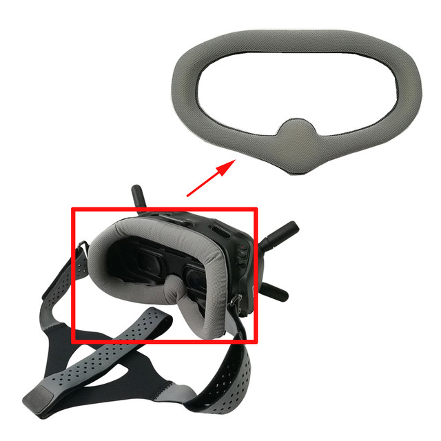 Faceplate Eye Pad Skin friendly Fabric Foam Padding for DJI FPV Goggles AliExpress