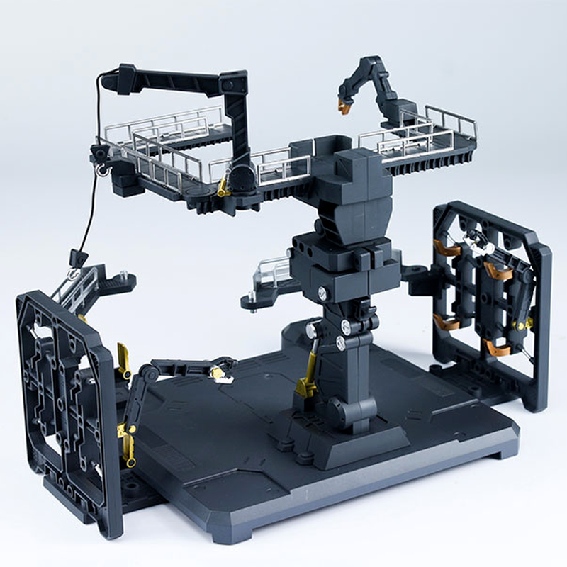 Gundam Model Kit Anime Figure 1/144 Universal Platform Hangar Garage ...