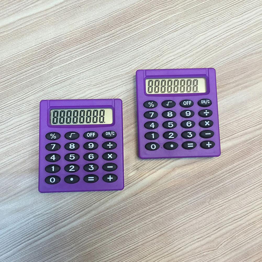 CALCULATRICE,Rose--Mini calculatrice Portable avec écran à 8 chiffres ...
