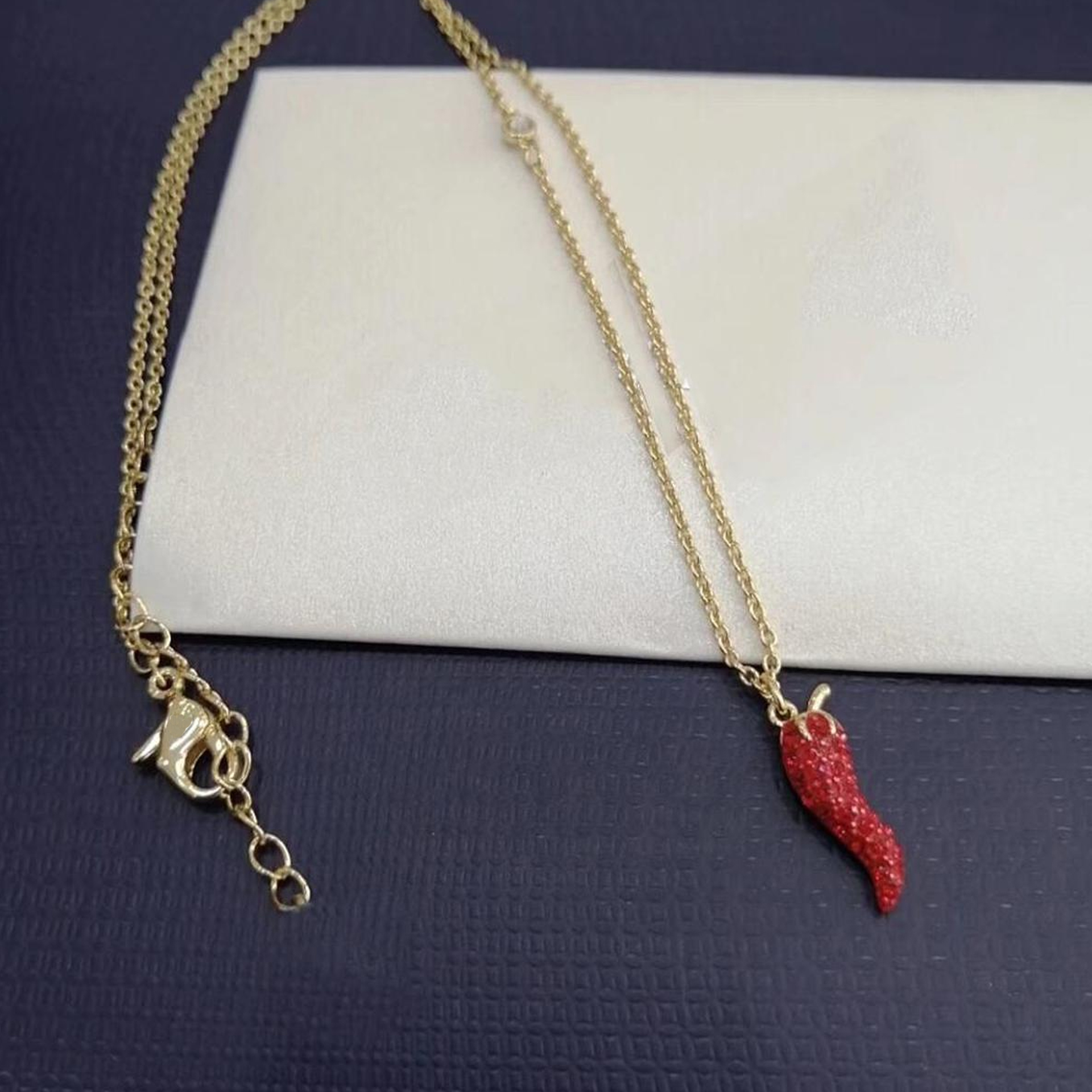 Swarovski chili necklace store