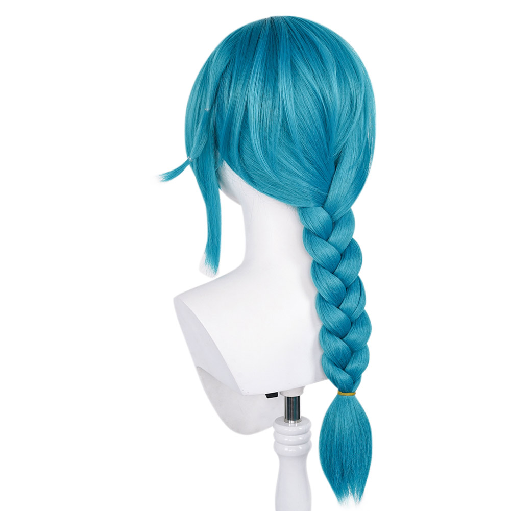 Anime League Of Legends Jinx Wig Cosplay Costume - AllCosplay.com
