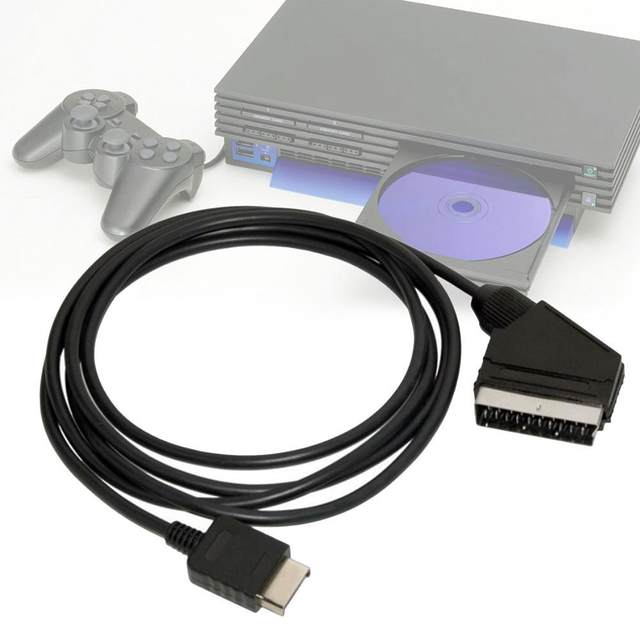 Cavo AV PS2 Câble Peritel Péritel AV RGB Scart Pour Sony Playstation 1 ...