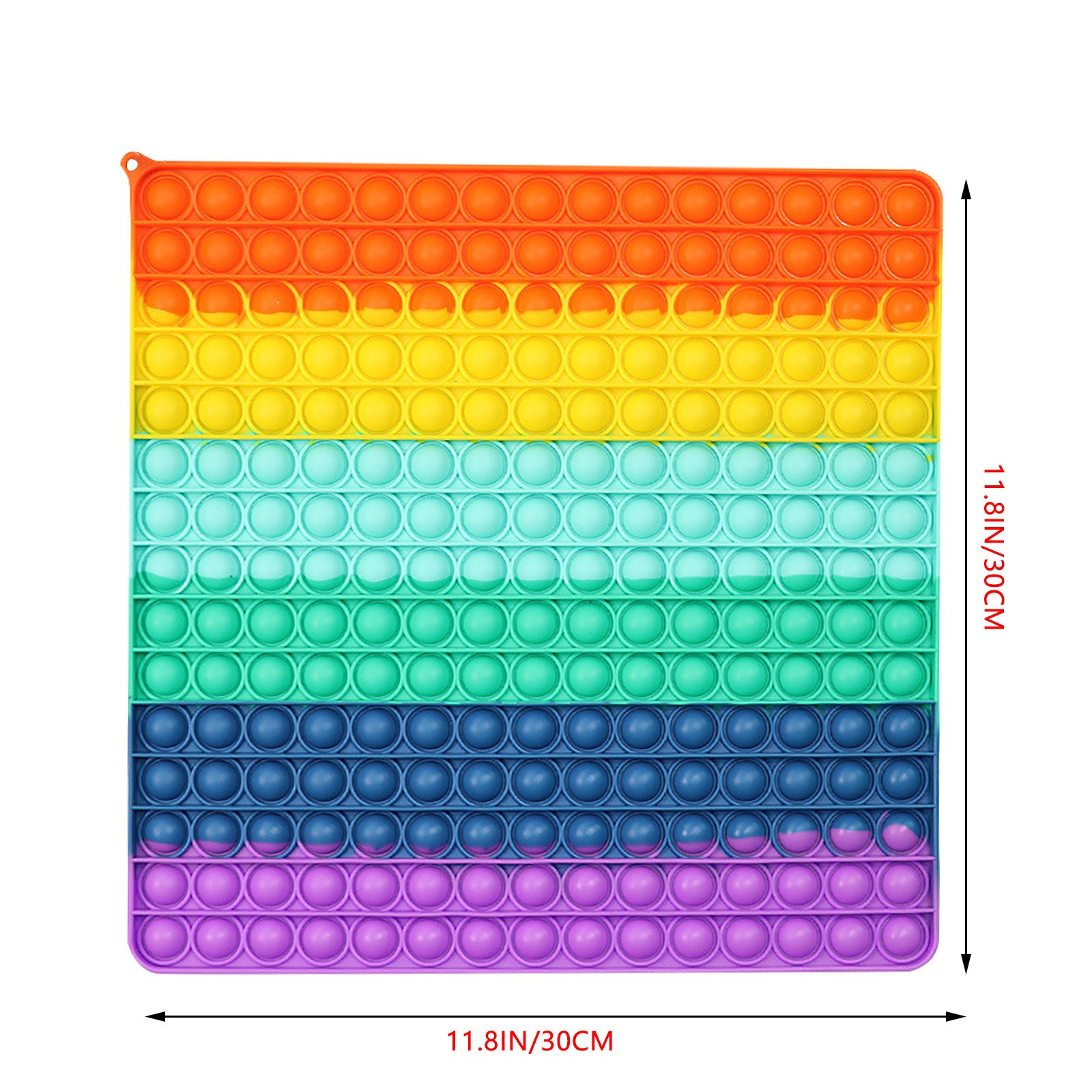 JOUET ANTI-STRESS, 28CM--Jouets Popite Fidget de taille géante arc en ...