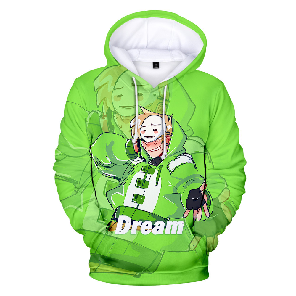 Свитшот с принтом Dream Smp Merch DreamWasTaken | AliExpress