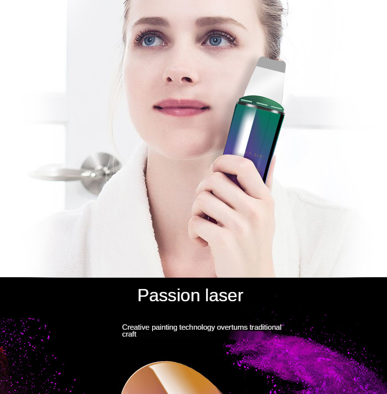 Violet - Machine à pelleter à ultrasons ion, instrument rechargeable de ...