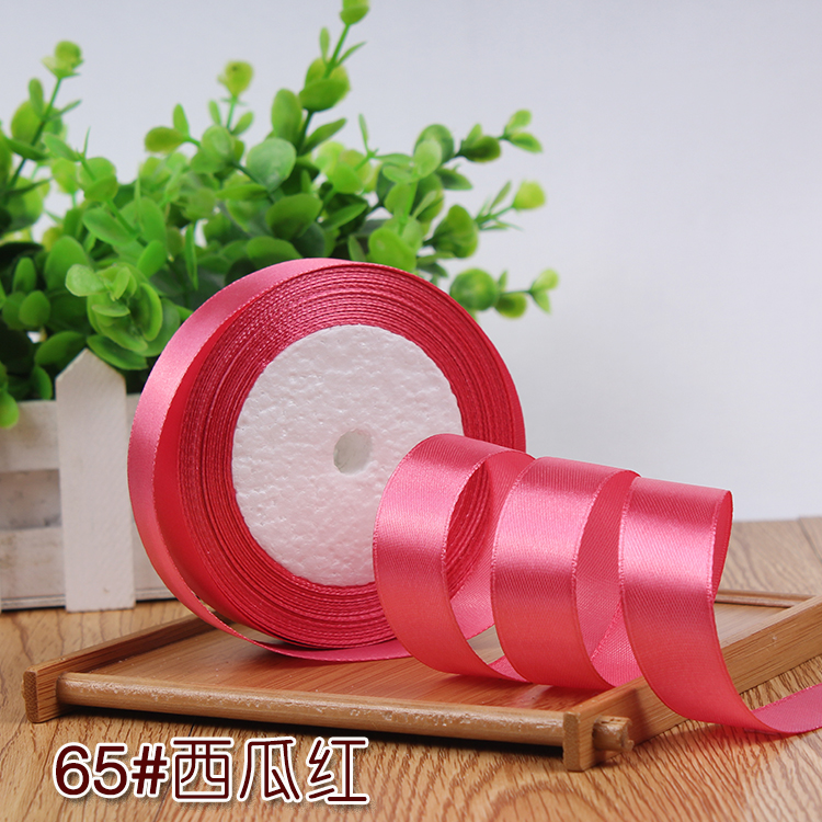 Ruban,Pink Champagne-12mm--Ruban En Satin Noir Blanc Beige Rose Rouge ...