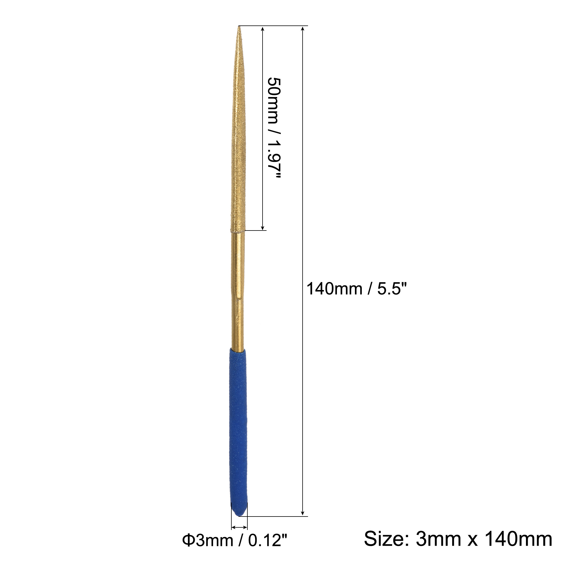 Metalworking Steel Needle Files Set (3×140) 10pcs – RoboticsDNA