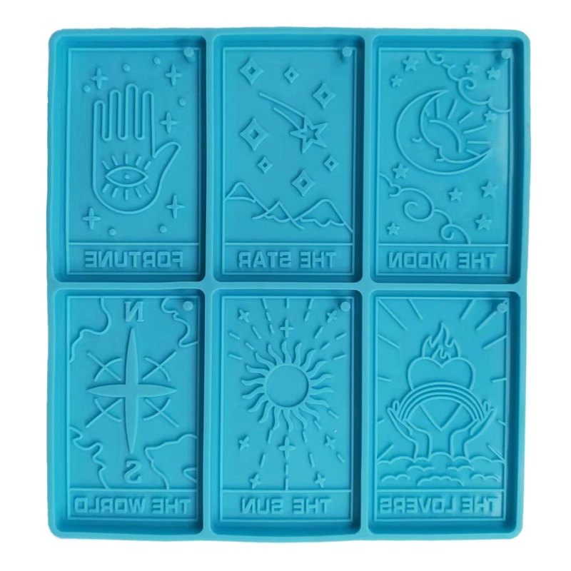 Jewelry & Beauty Tarot Cards Silicone Mold Silicone Molds For Resin ...