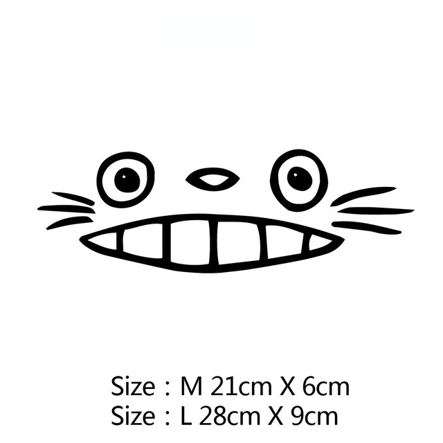 Totoro Smile Stencil