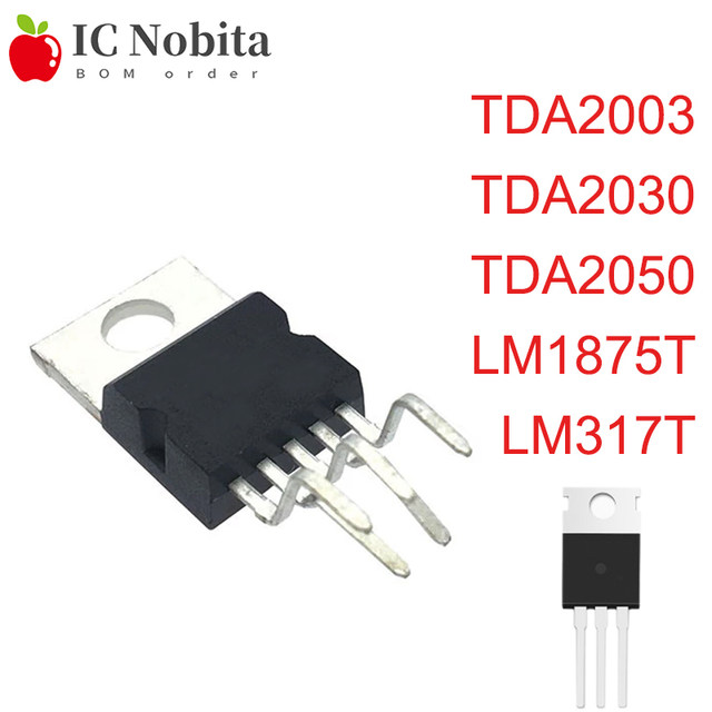 Tda2003 Vs Tda2030 TDA2050 IC TDA2050 Original Amplifier IC TDA2030
