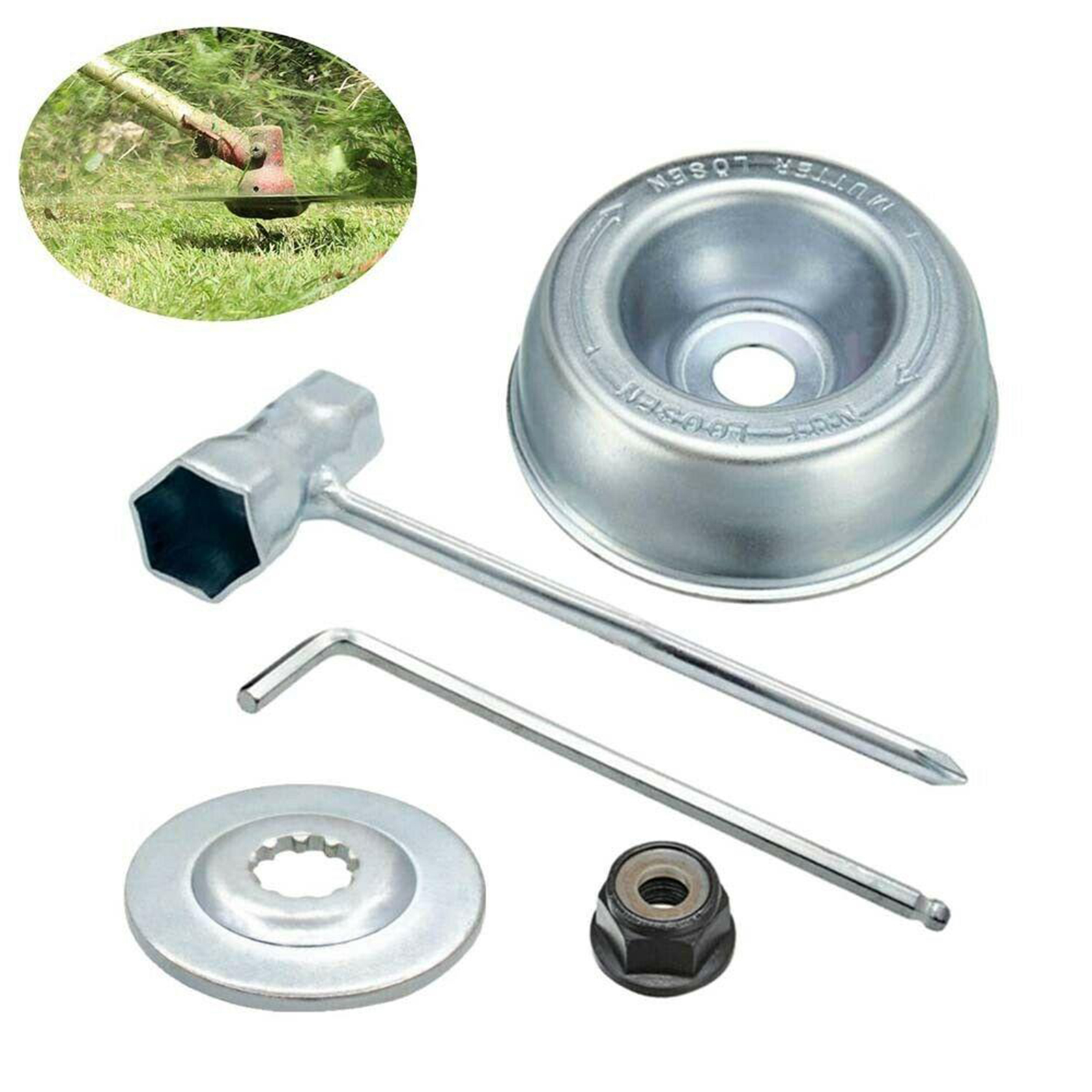 Yard, Garden & Outdoor Living Items Lawn Mower Trimmer Head Adaptor Kit ...