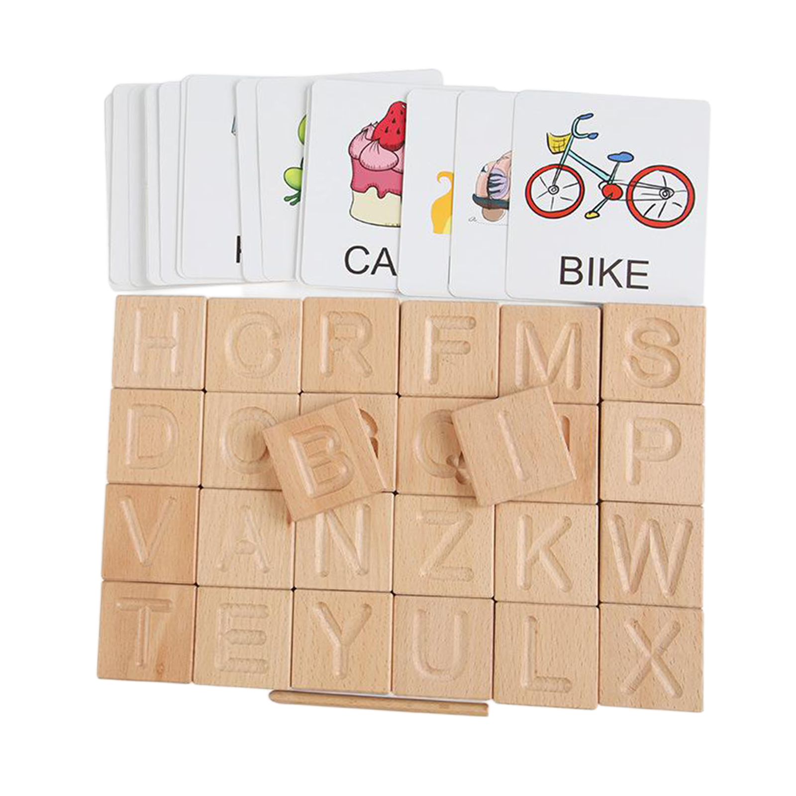 Learning & School Toys Prewriting Development Wooden Tracing Board ...