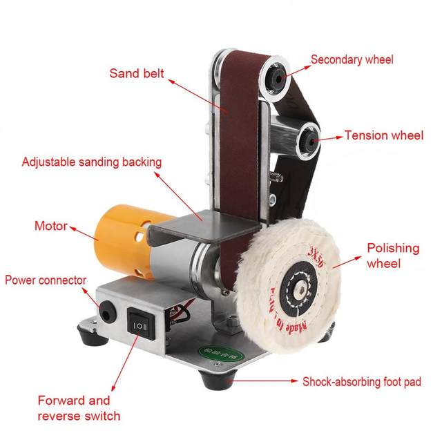Sand belt grinder machine store