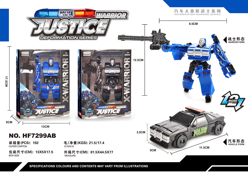 Voiture de police tout-terrain - Aved Robot Toys pour garçons, Optimu ...