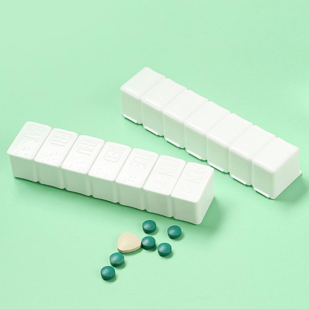 Vert-Pilulier hebdomadaire 7 jours, boîte à médicaments, boîte à ...