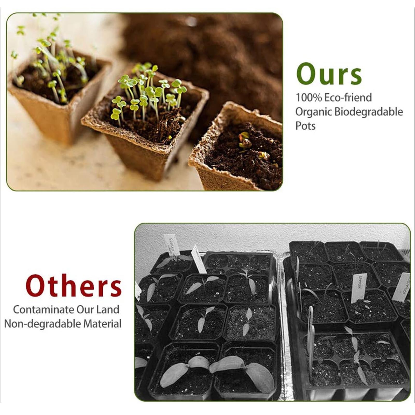 Pot de germination,Pots de pépinière écologiques écologiques pour ...