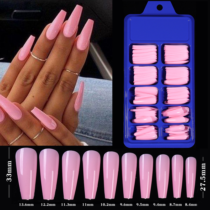 False Nail Tips - 100pcs/set at Rs 488.00/piece | Gadag| ID: 26330173262
