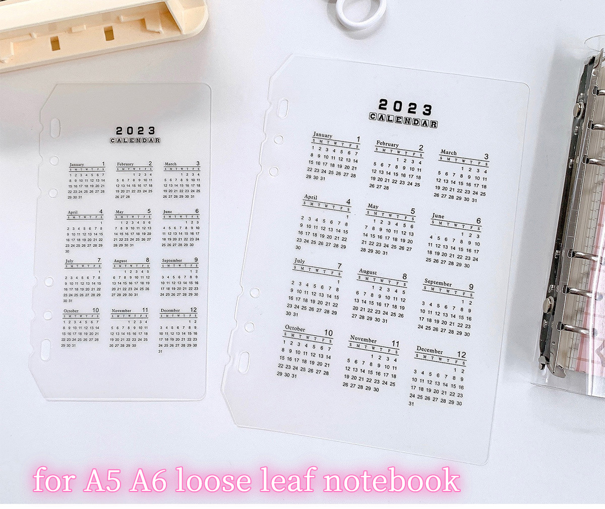 Calendar 2023 Notebook Planner | Filofax A5 Calendar 2023 | Calendar ...