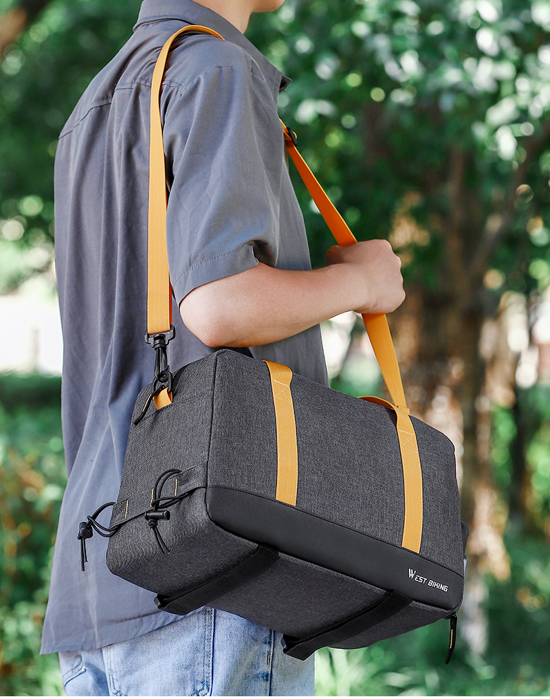 Panier-sacoche vélo,WEST BIKING-Sac de coffre de vélo électrique de ...