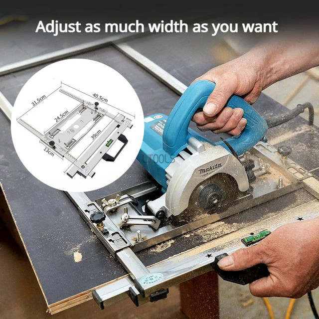 Cutting Machine Base Guide Adjustable , 2025 Electric Circular Guia ...