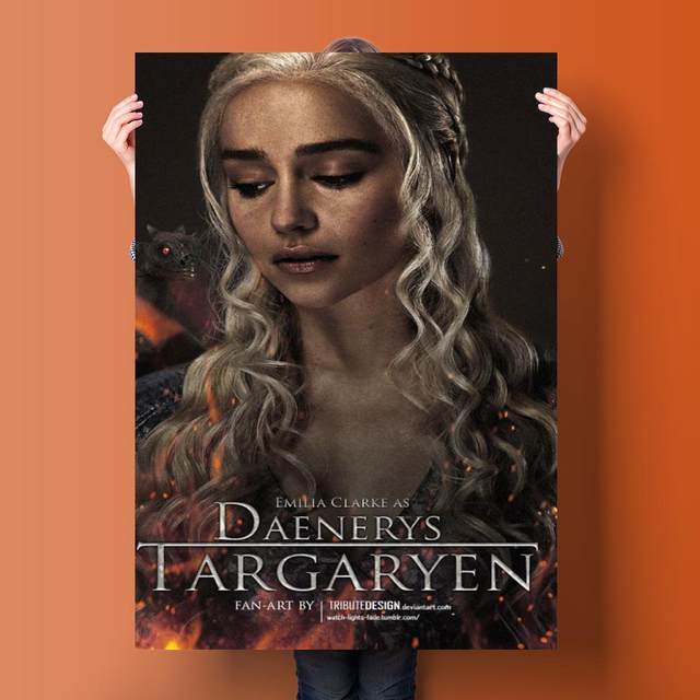 Cartaz De Jogo Dos Tronos Daenerys Sexy Mesas Do Encontro D30 De