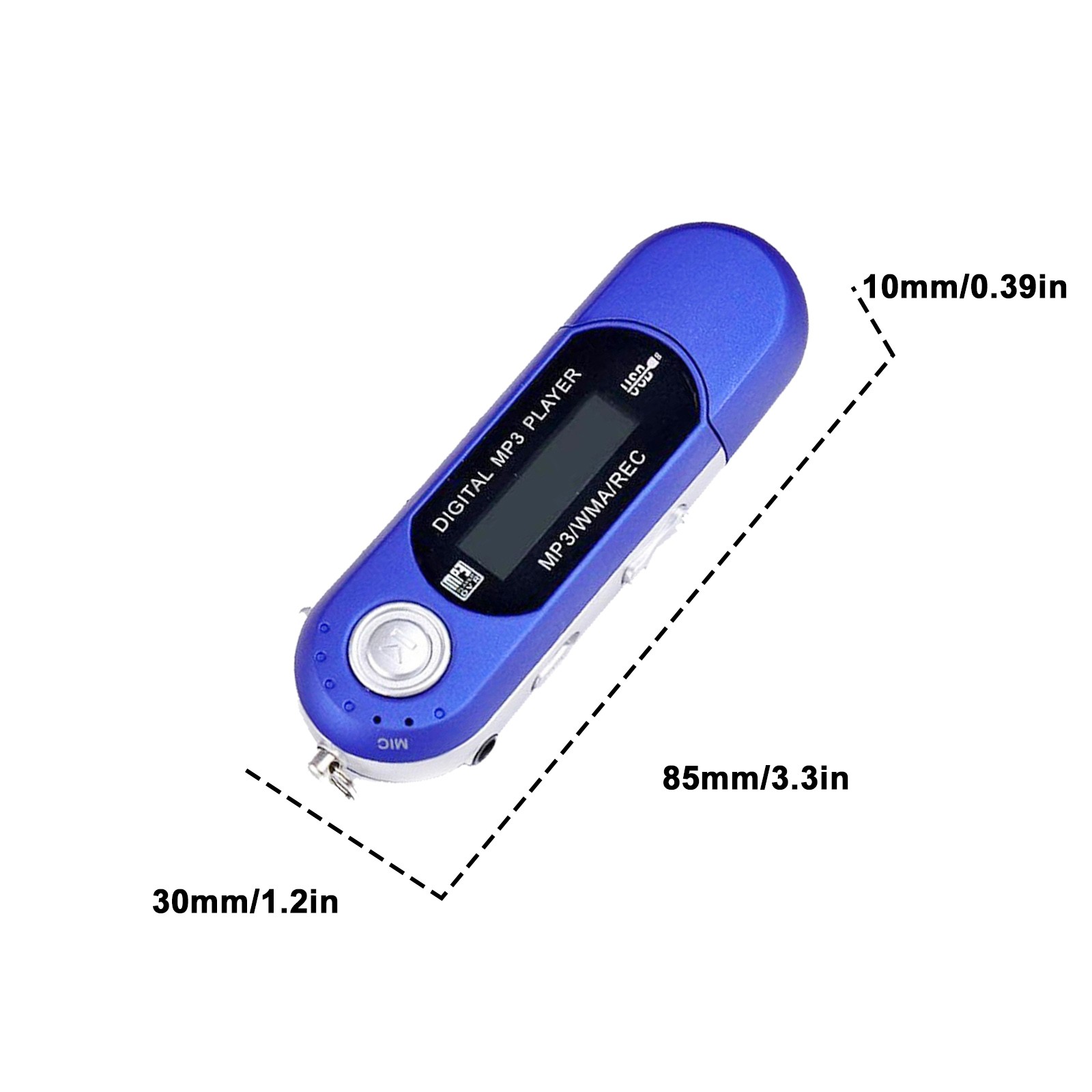 LECTEUR MP3,Red -8 GO--Mini lecteur de musique Mp3 Portable, écran Lcd ...