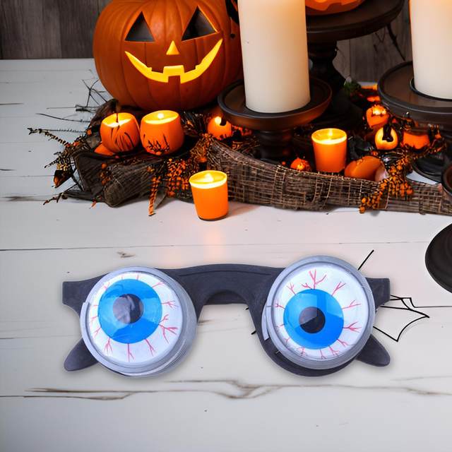 Scary Eyeballs Operitacx 5pcs Scary Eyeglasses For Halloween Spooky ...