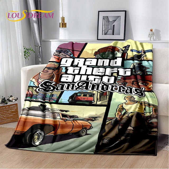 Couverture Gta 2 Couverture En Peluche Douce Grand Theft Auto GTA Game