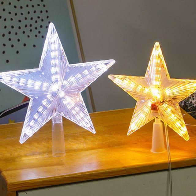 Lighted Star Tree Topper