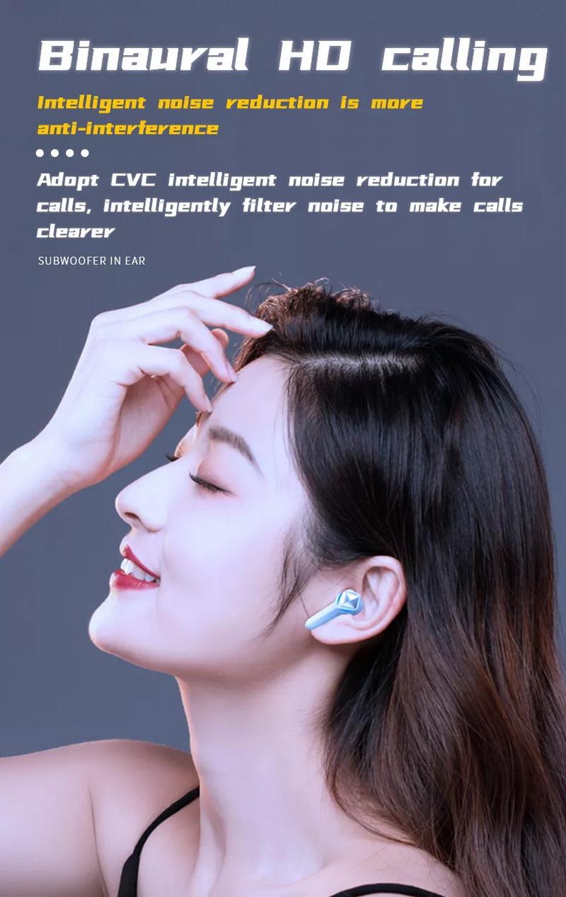 Fone de Ouvido Bluetooth TWS sem Fio BASIKE - BAFON-6771