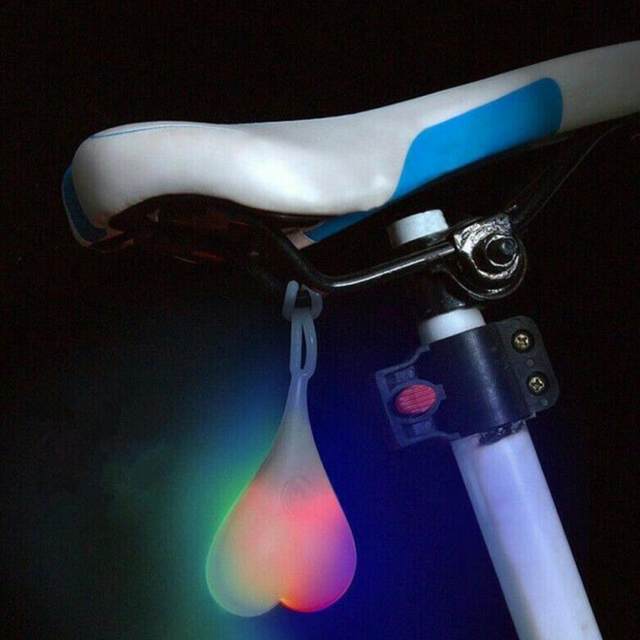 Testicles Rear Bicycle Light Luminous Testicles Bicycle Bicycle Taillight Testicle Luminous Toys Aliexpress