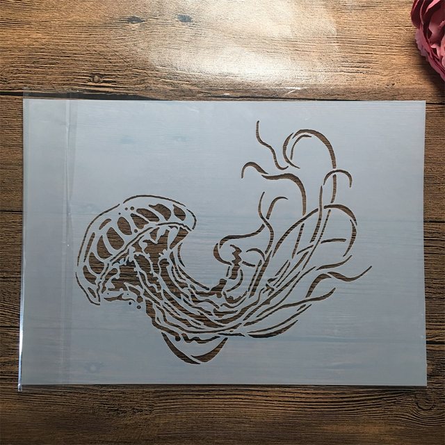 Jellyfish Stencil