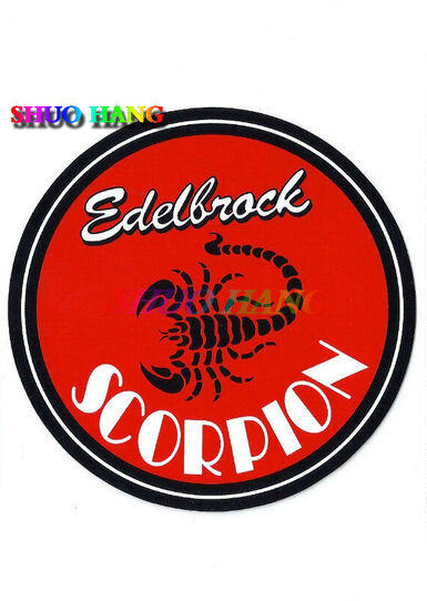 Edelbrock Tarantula Racing Decals Stickers 212 Inches Long 2pcs Car