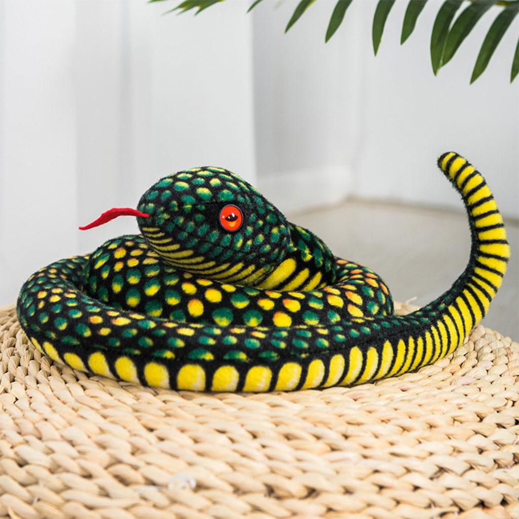 Fashion Snakes Plush Toy Giant Long Snake Stuffed Animal Plushie Funny ...